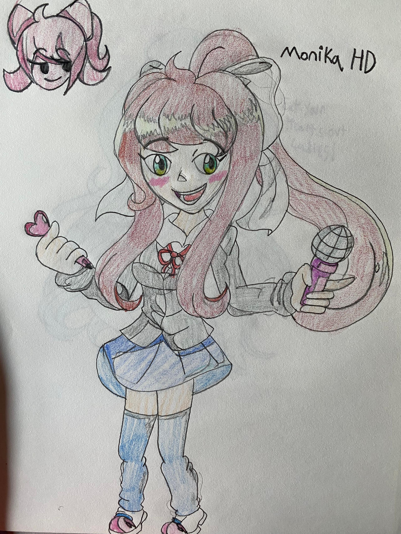 Fnf Monika By Sodanutmeg On Deviantart