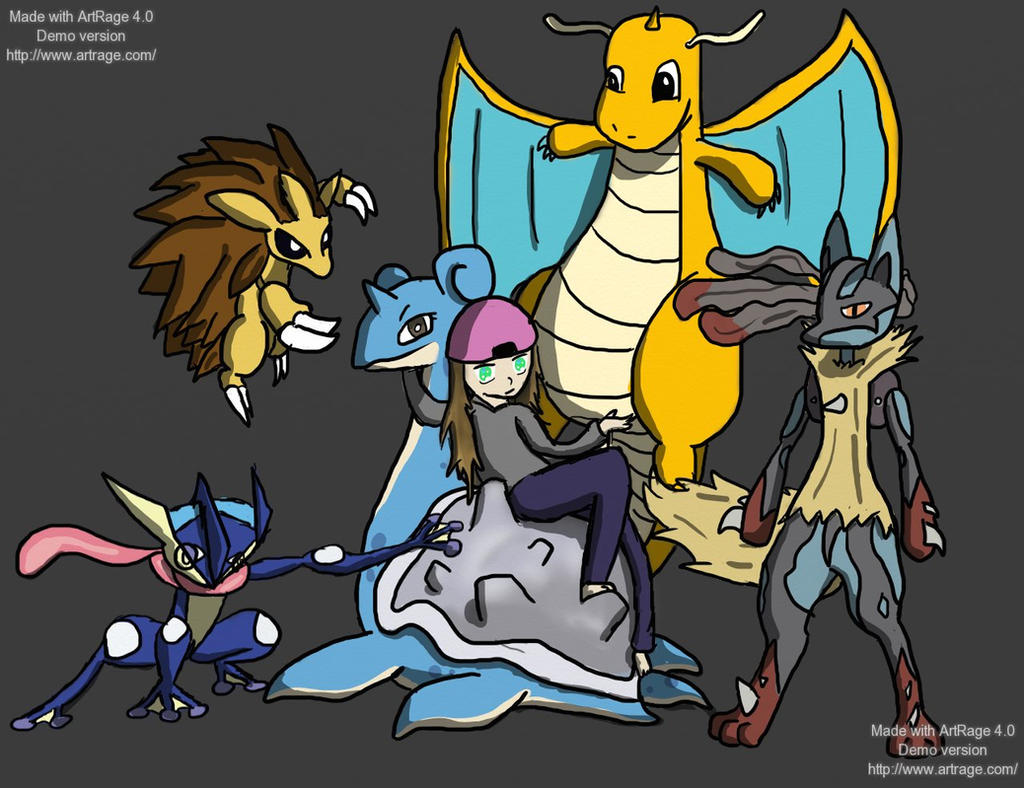 Pokemon X Team By Pinkhatsyndrome On Deviantart