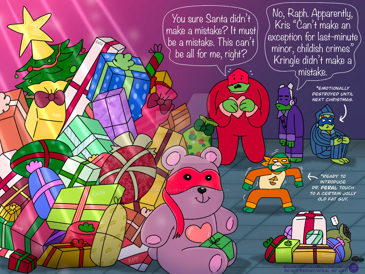 Rottmnt Christmas Ts By Cartuneslover16 On Deviantart