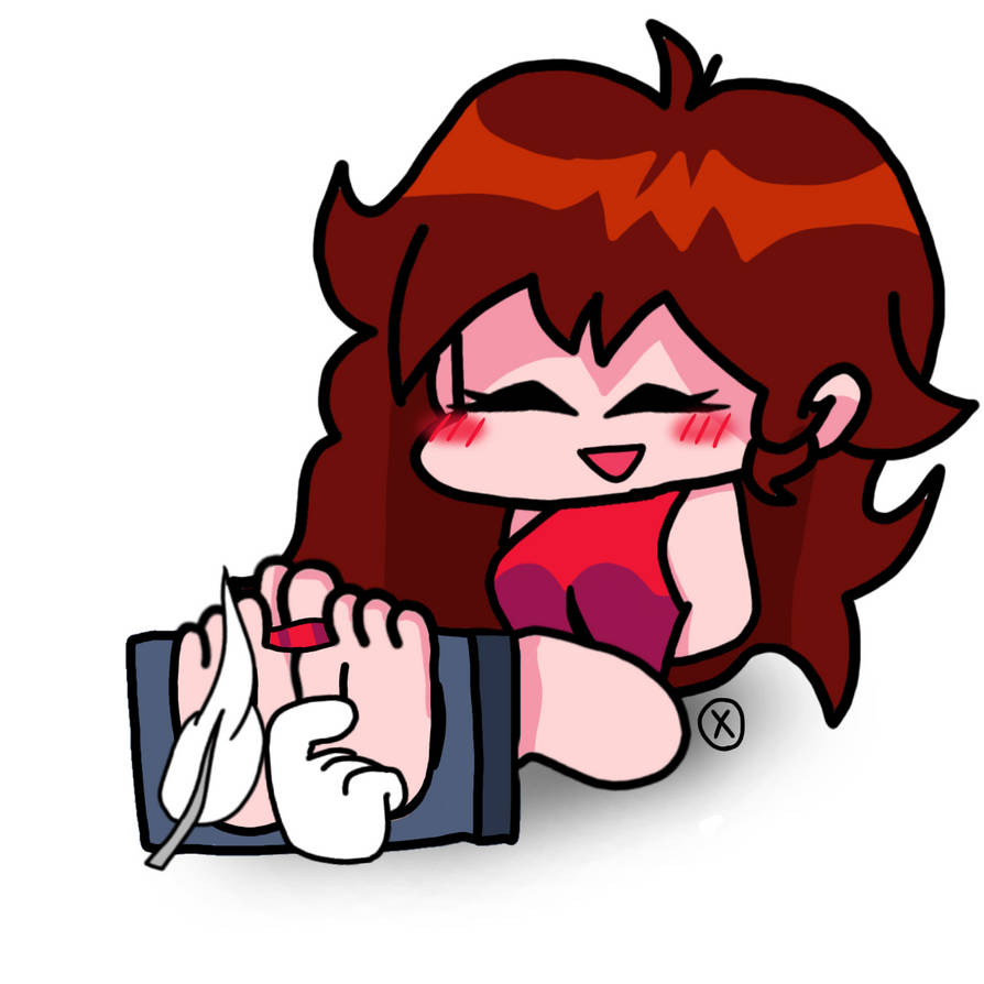 Girlfriend Tickle Fnf By X4344 On Deviantart