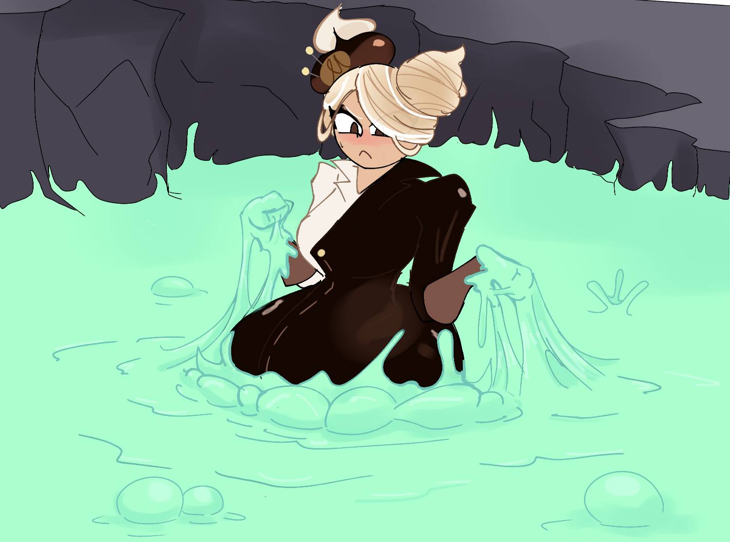 Sticky Situation By Simpleton27 On Deviantart