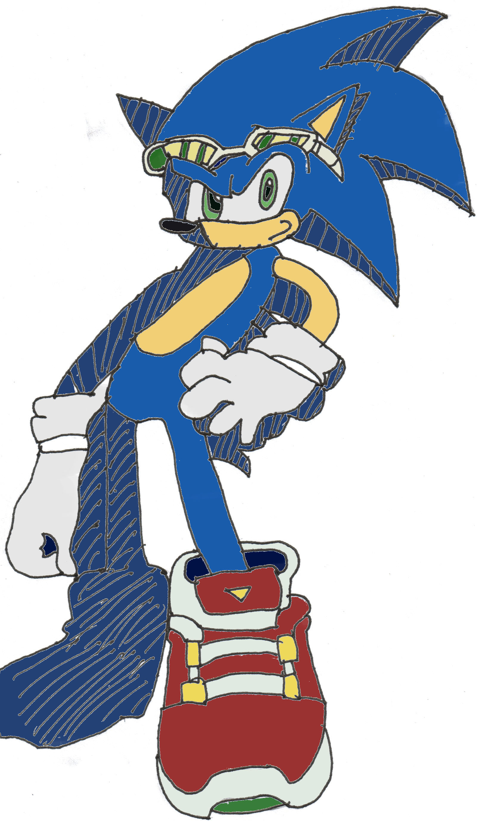 Sonic Riders Style --- Sonic by Chaosky87 on DeviantArt