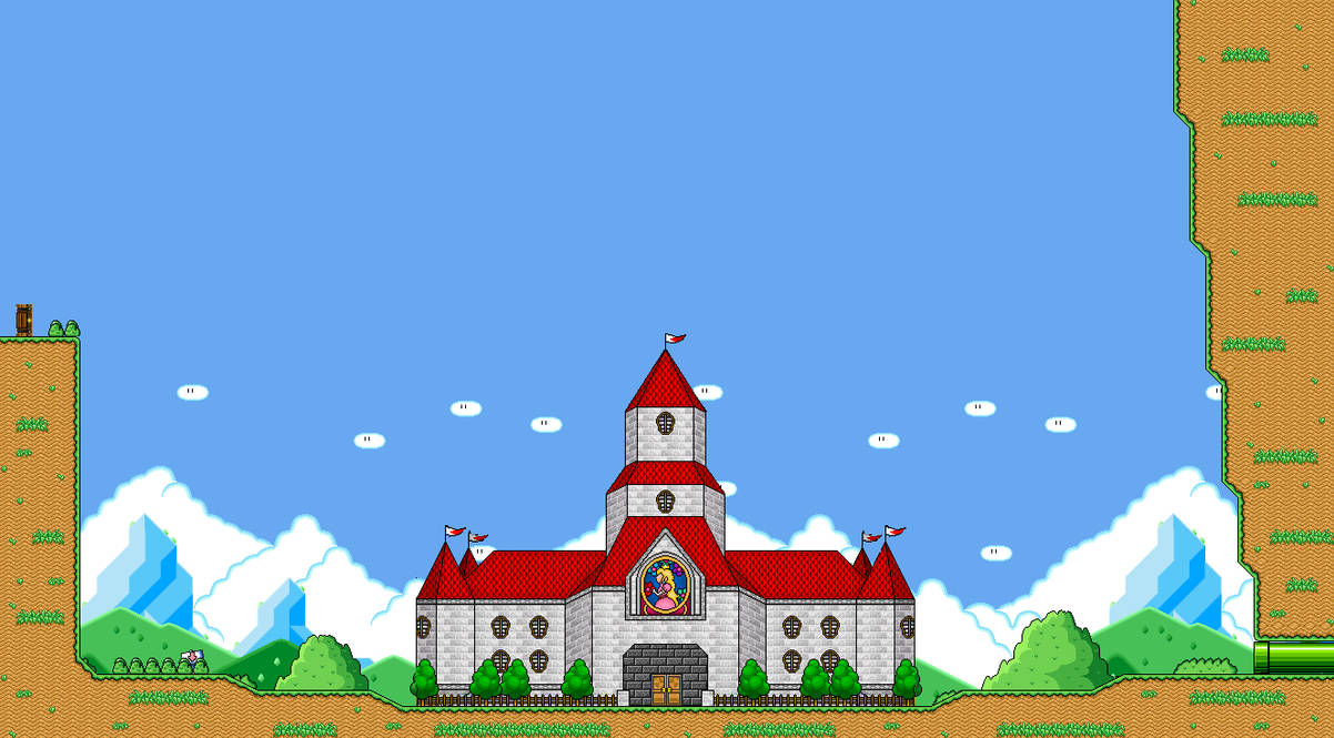 Peach'es Castle SMW + SMB3 SNES Style by FlamingHotVids on DeviantArt Peach'es Castle SMW + SMB3 SNES Style by FlamingHotVids on DeviantArt