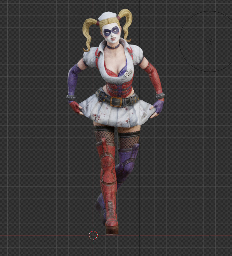 Harley Quinn Arkham Asylum Model Render W.I.P by JeanneSolos on DeviantArt Harley Quinn Arkham Asylum Model Render W.I.P by JeanneSolos on DeviantArt