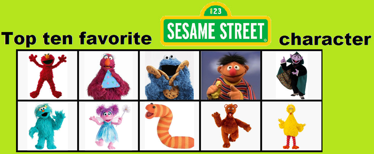 My Top Ten Favorite Sesame Street Characters by ThomasCarr0806 on ... My Top Ten Favorite Sesame Street Characters by ThomasCarr0806 on ...