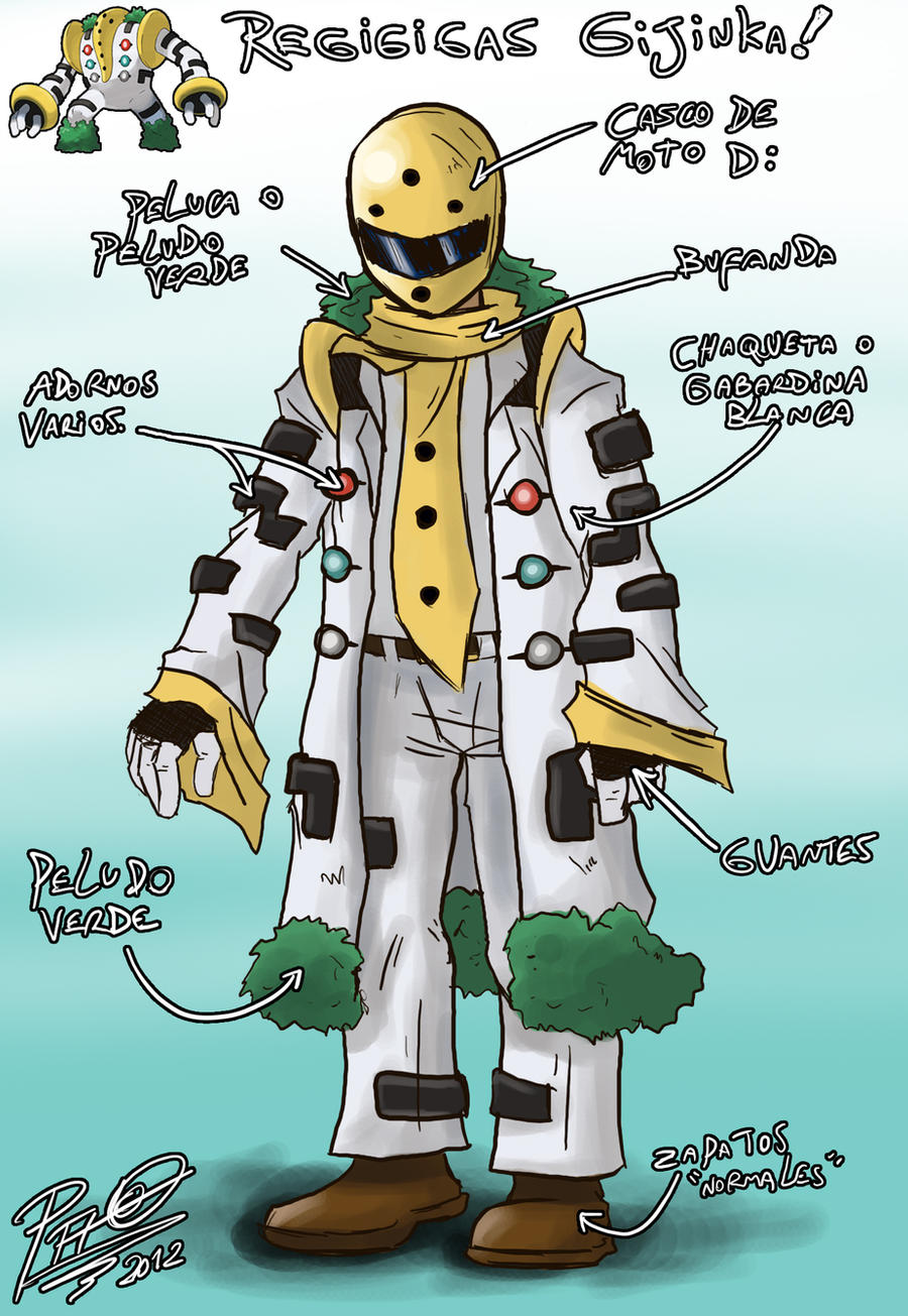 Regigigas Gijinka Sketch By Patrick Theater On Deviantart