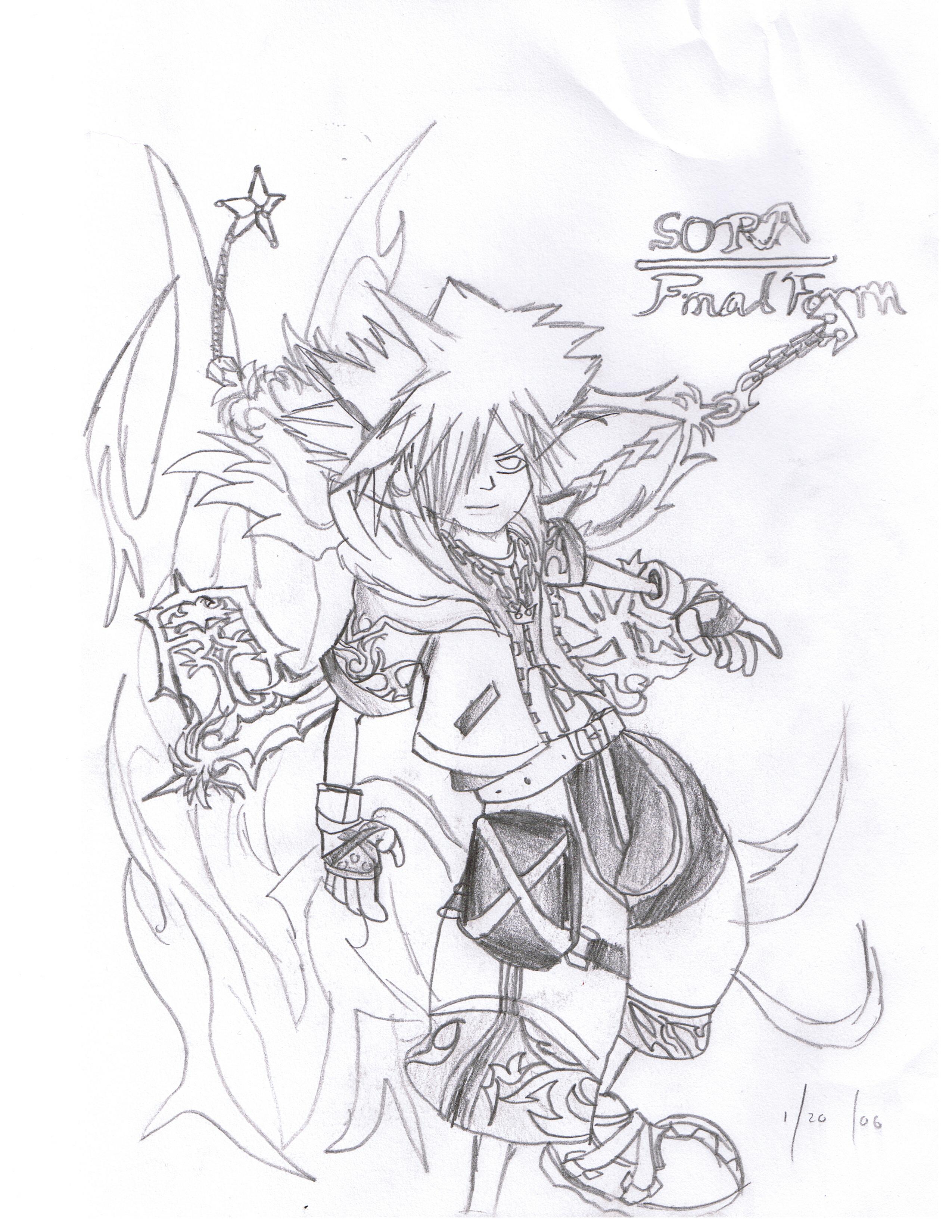 sora final form by HyperSonicEXE on DeviantArt