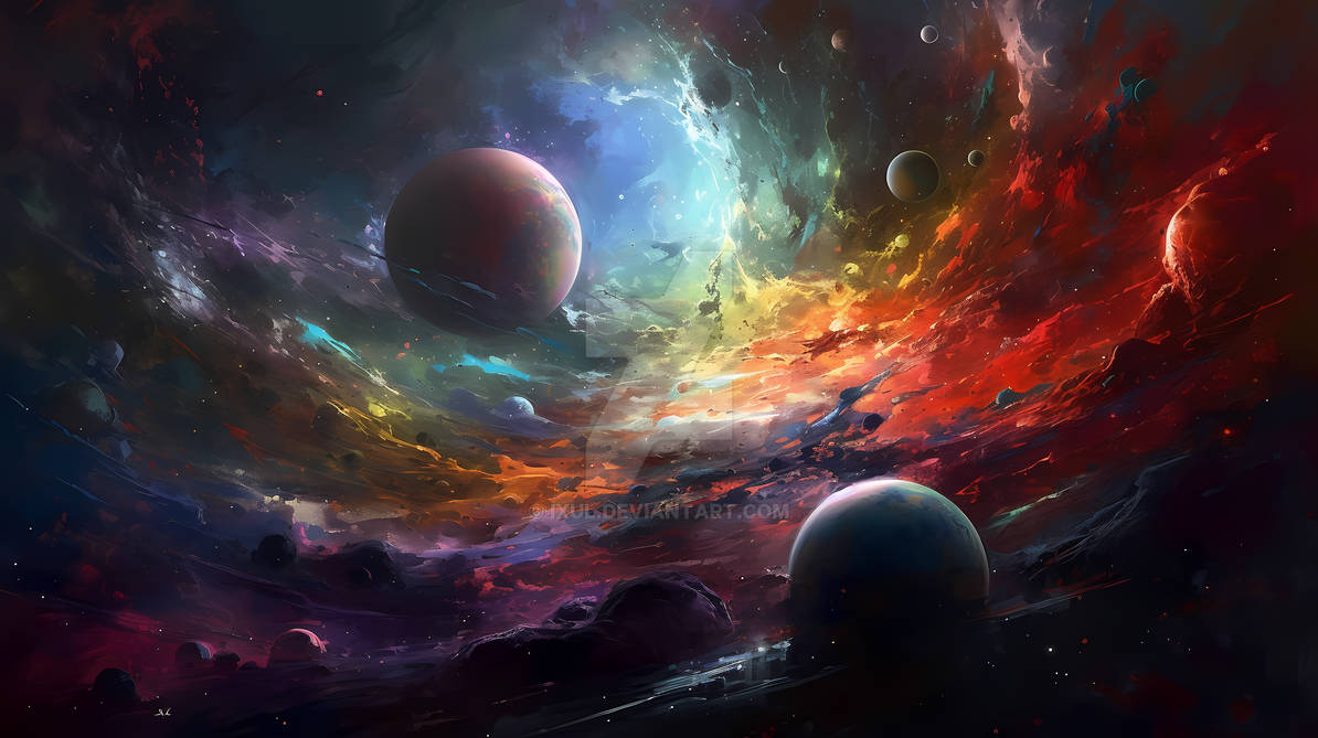 Colorful Space 20 Hd Wallpaper Background By Ixul On Deviantart