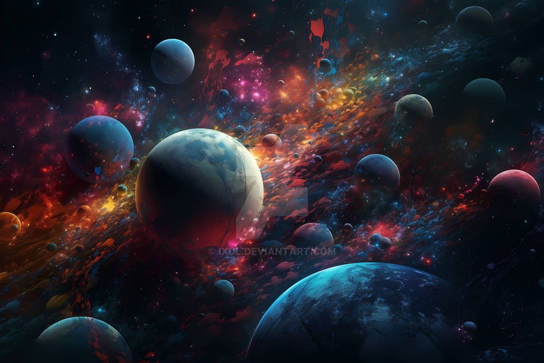 Colorful Space 30 Hd Wallpaper Background By Ixul On Deviantart