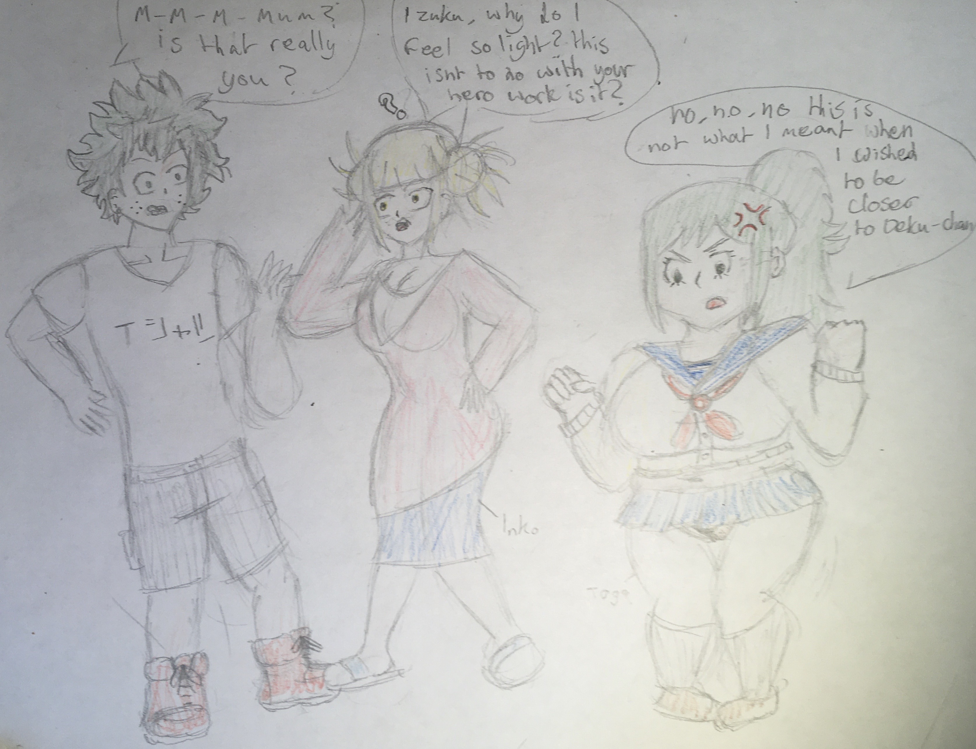Inko Midoriya And Himiko Toga Body Swap By Jadespecter On Deviantart