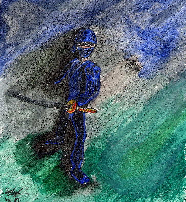 Ninja hiding by KunoichiThing on DeviantArt