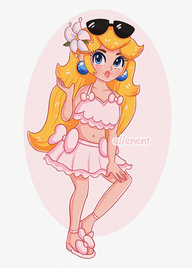 Super Mario Odyssey - Concept Art Peach Bikini by ellenent on DeviantArt Super Mario Odyssey - Concept Art Peach Bikini by ellenent on DeviantArt