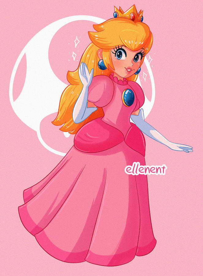 Princess Peach Mario Party Collab By Ellenent On Deviantart