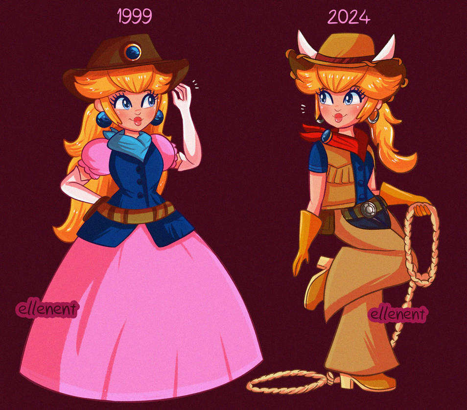 Cowgirl Peach By Ellenent On Deviantart