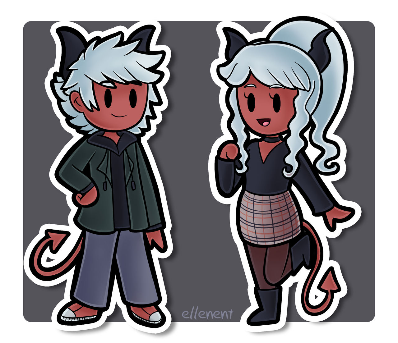 Commission Paper Mario Style Max And Lucy By Ellenent On Deviantart