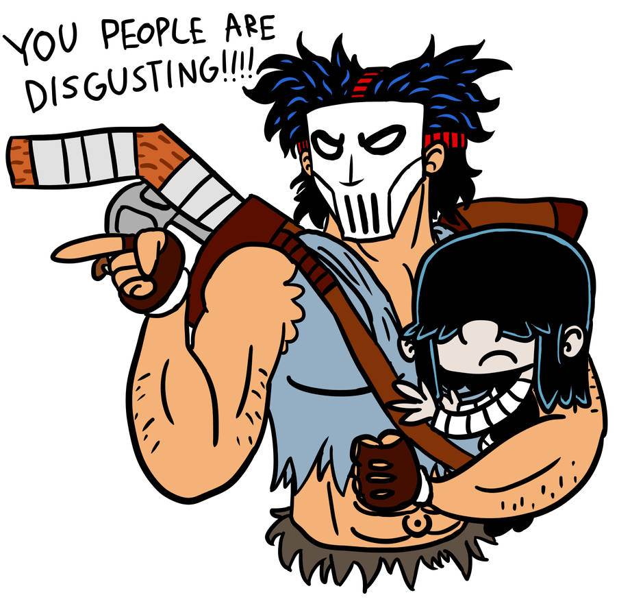 Casey Jones just Protecting Lucy Loud by trashyandnoartist on DeviantArt Casey Jones just Protecting Lucy Loud by trashyandnoartist on DeviantArt