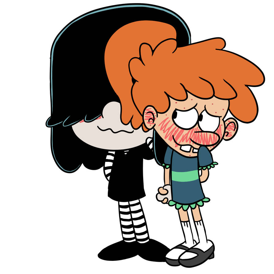 Lucy Loud Being With Rosey Spokes By Trashyandnoartist On Deviantart