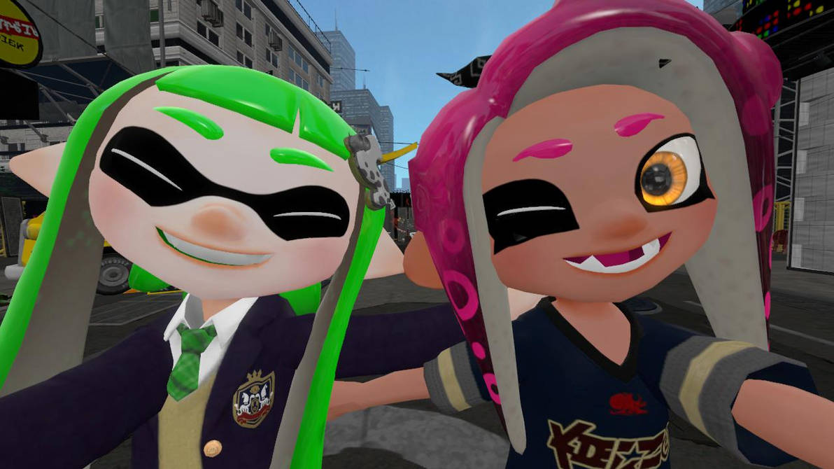 Pov Hugging Inkura And Octoling Girl Reupload By Stephen97roblox On Deviantart