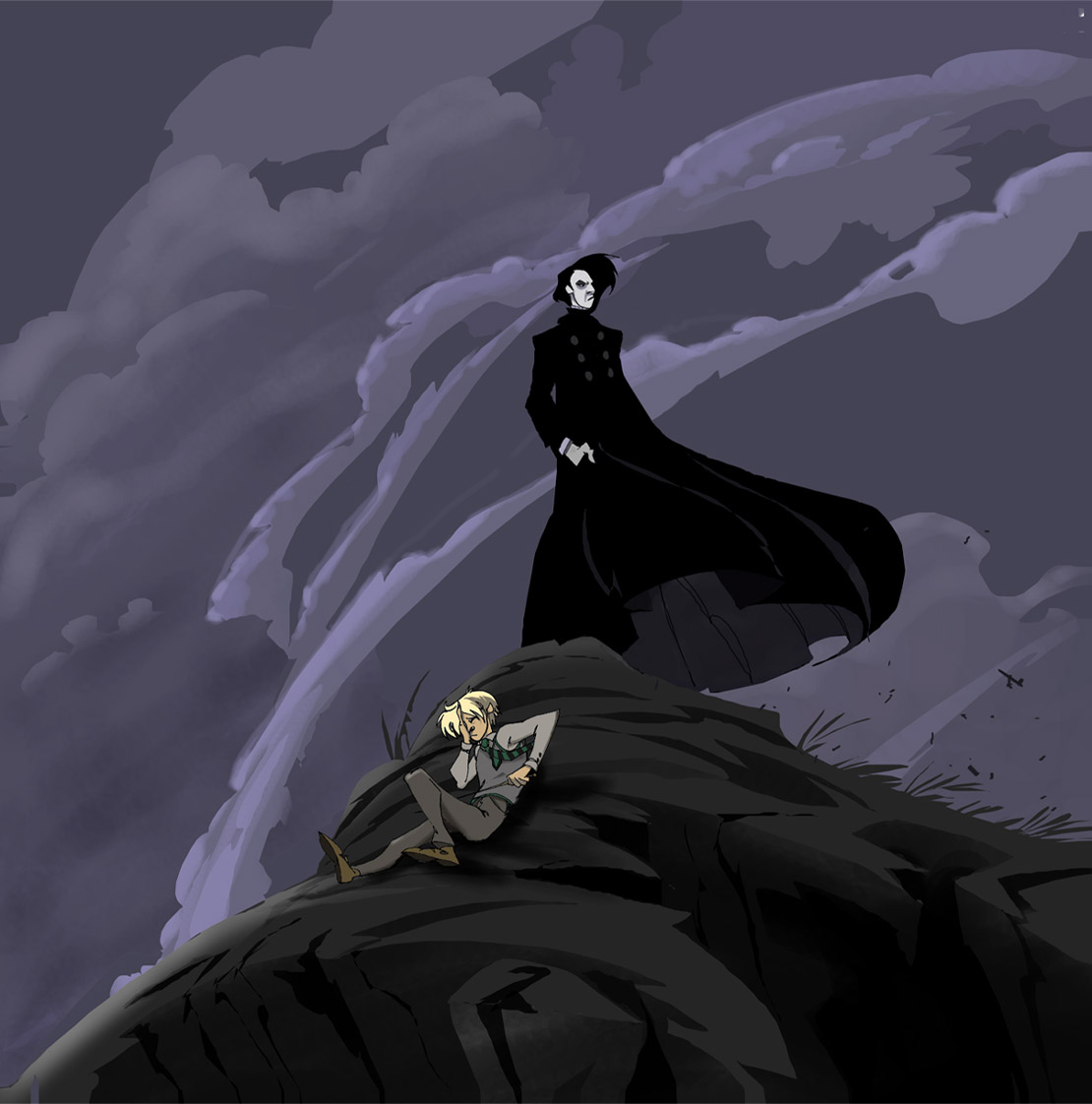 Draco and Snape by Sally-Avernier on DeviantArt