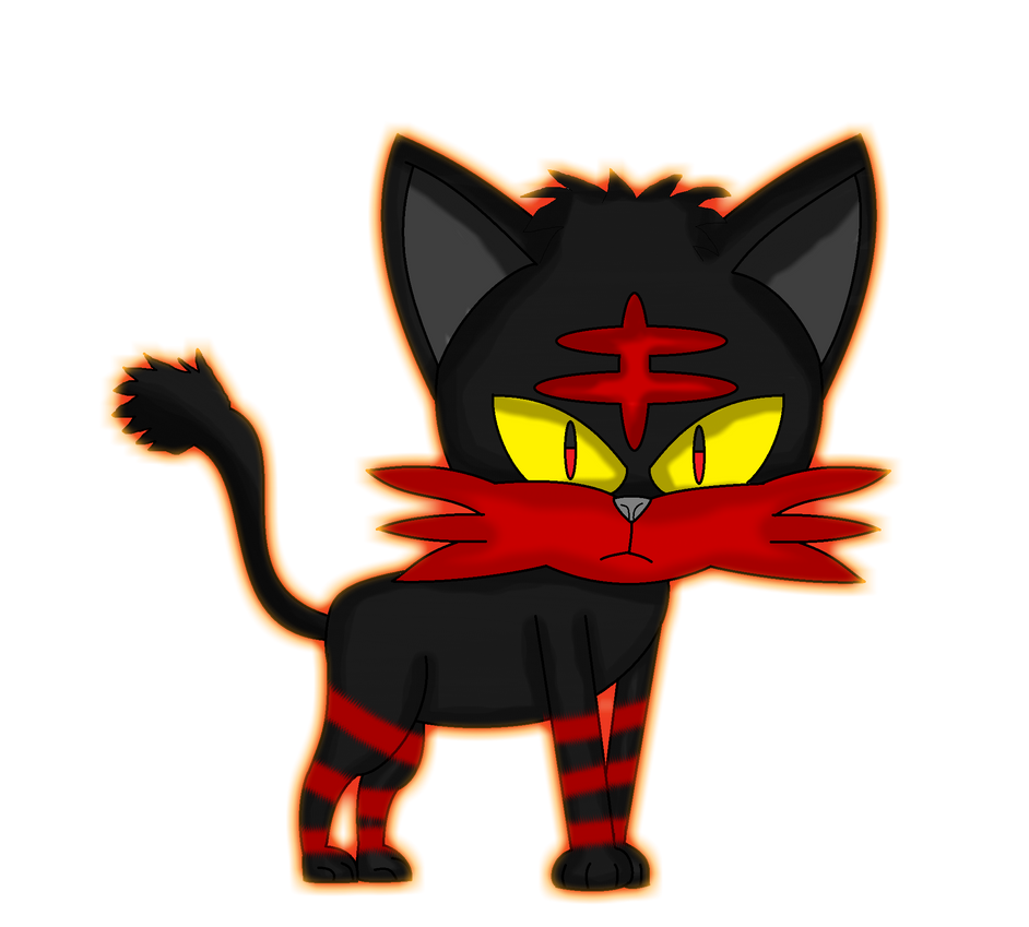 Litten The Fire Cat Pokemon By Maccagemdiamond On Deviantart