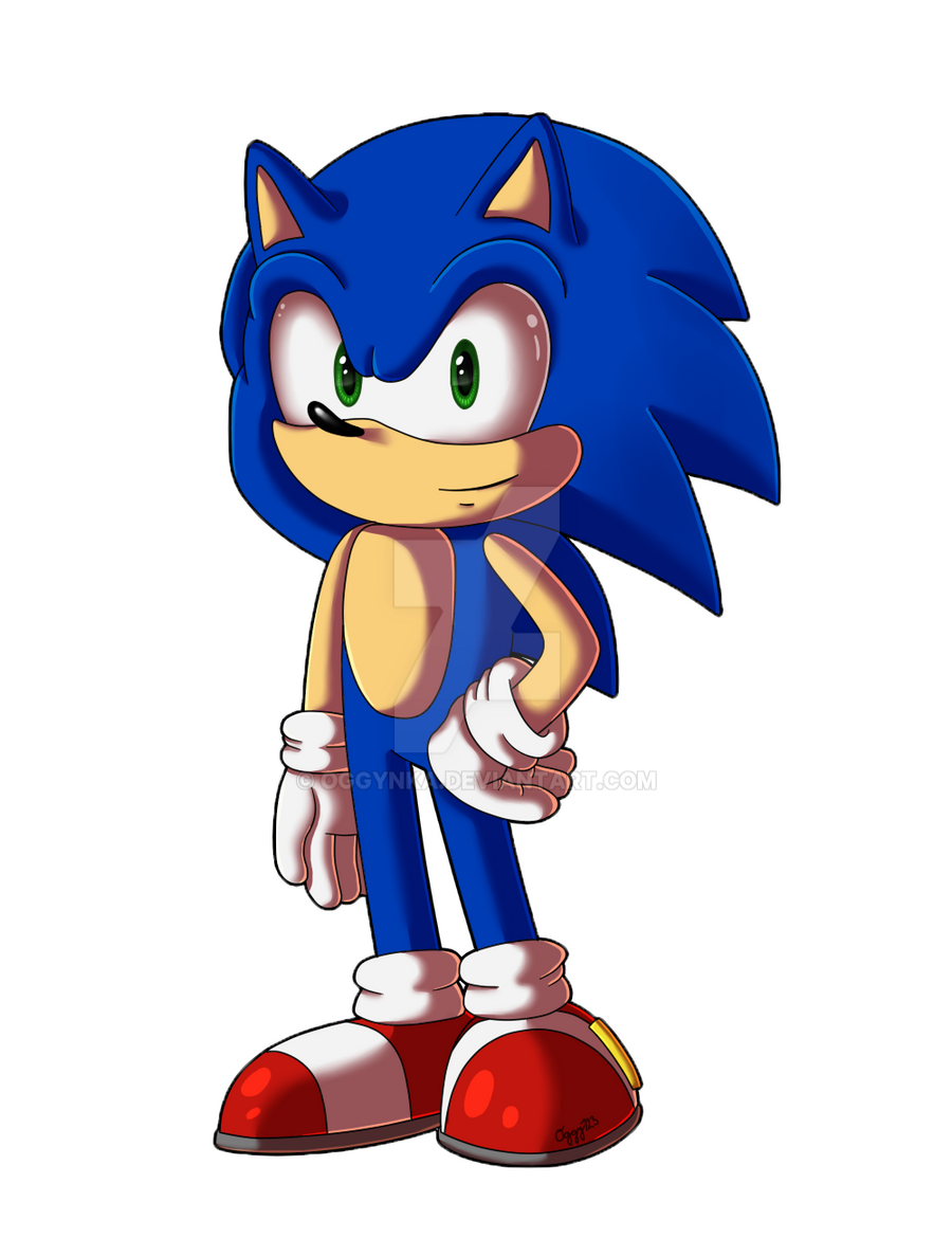 Sonic Classic Pose By Oggynka On Deviantart