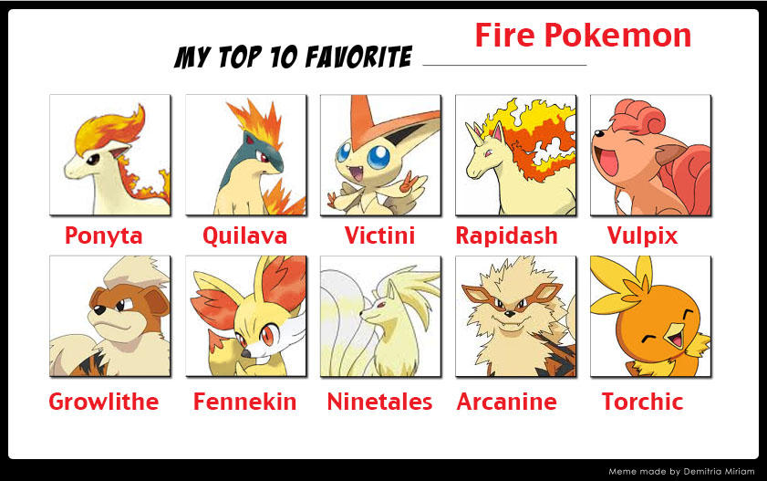 Top Ten Fire Type Pokemon By Dark Anmut On DeviantArt top-ten-fire-type-pokemon-by-dark-anmut-on-deviantart