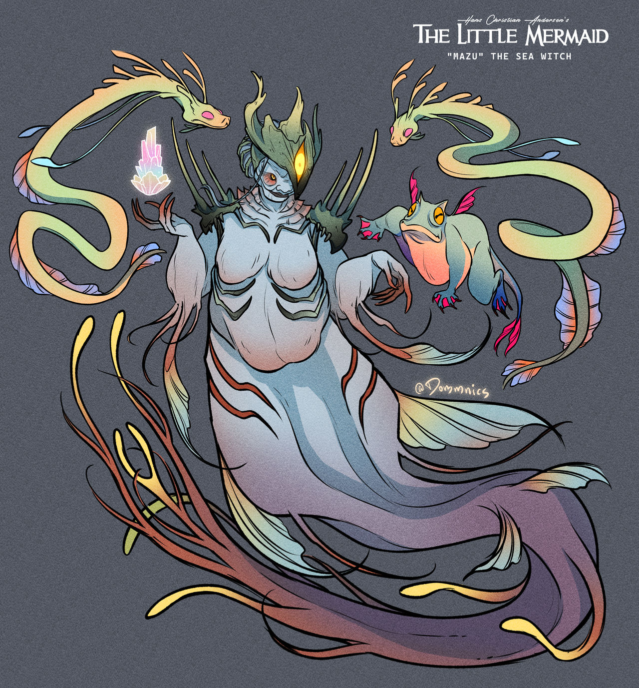 Hans Christian Andersen | Little Mermaid | Witch by Dommnics on DeviantArt Hans Christian Andersen | Little Mermaid | Witch by Dommnics on DeviantArt