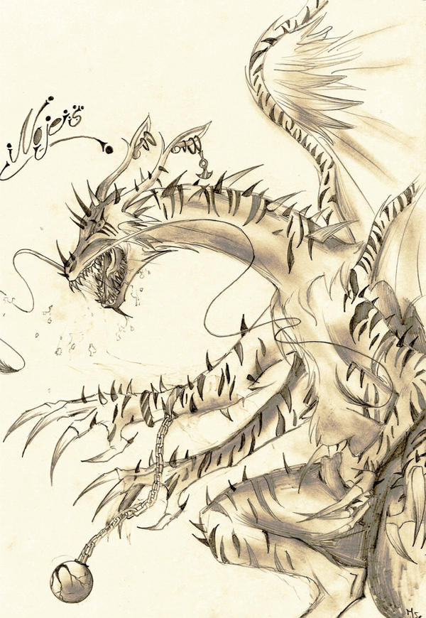 Pain dragon by Shayleena on DeviantArt