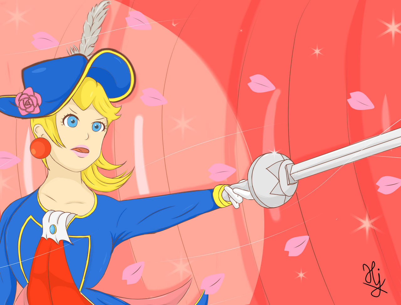 Peach With A Sword By Hijees On Deviantart