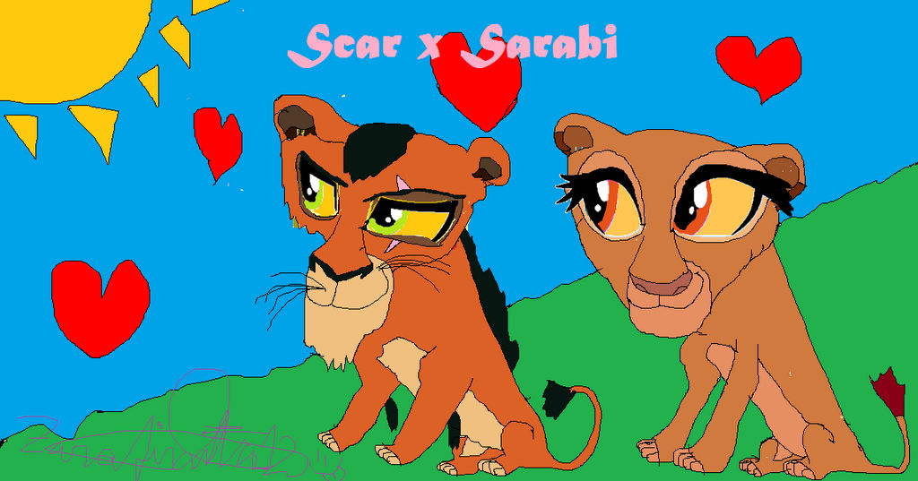 Scar X Sarabi By Zarafinita12 On Deviantart