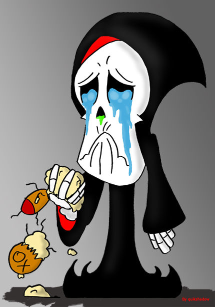 Sad Grim by quikshadow on DeviantArt