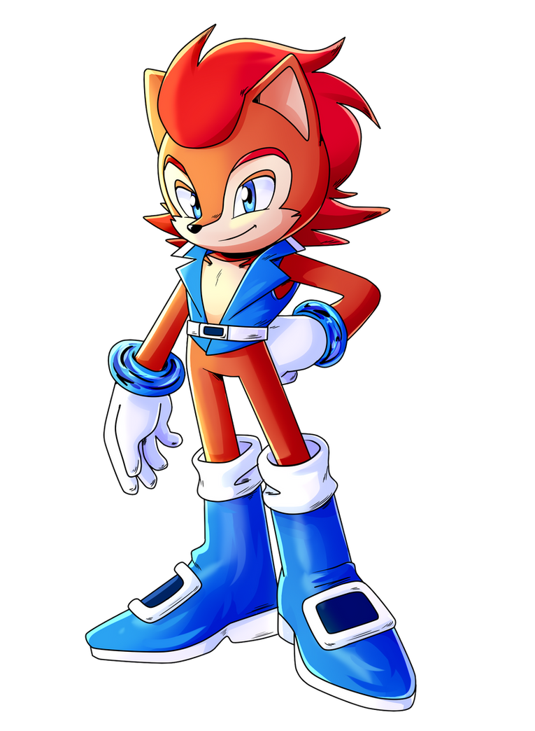 Sally Acorn Male Version By K3llywolfarts On Deviantart