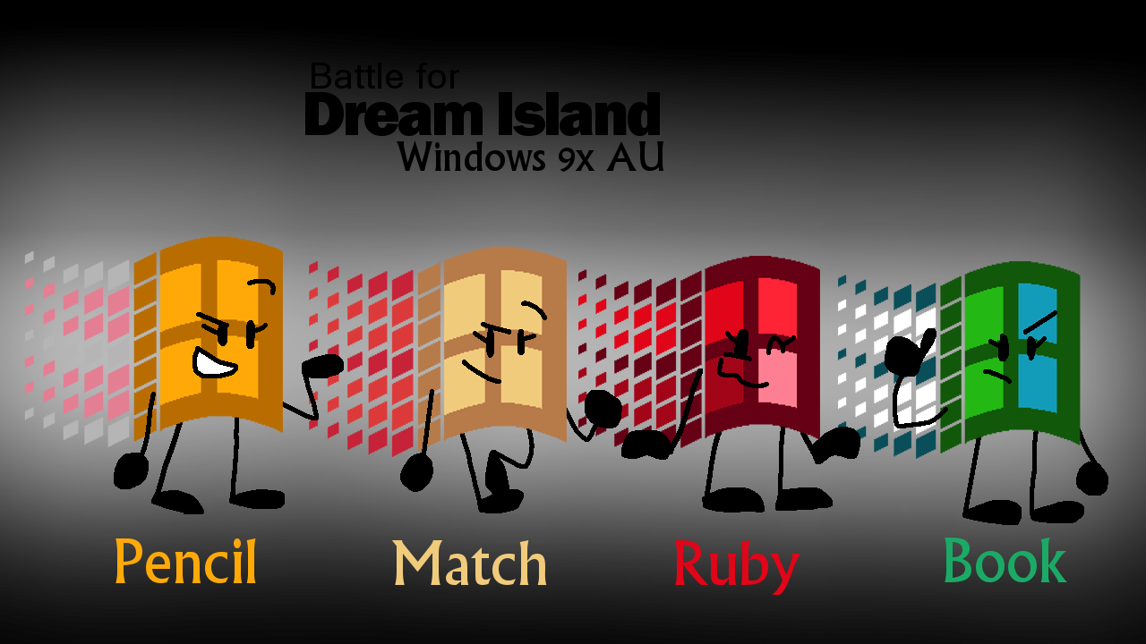 Bfdi Windows 9x Au Match Pencil Ruby Book By Ivancorvea On Deviantart