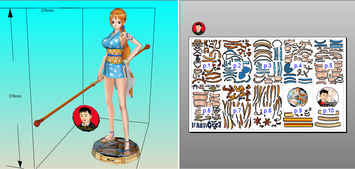 Nami Ninja Wano Papercraft One Piece by roni2402 on DeviantArt Nami Ninja Wano Papercraft One Piece by roni2402 on DeviantArt