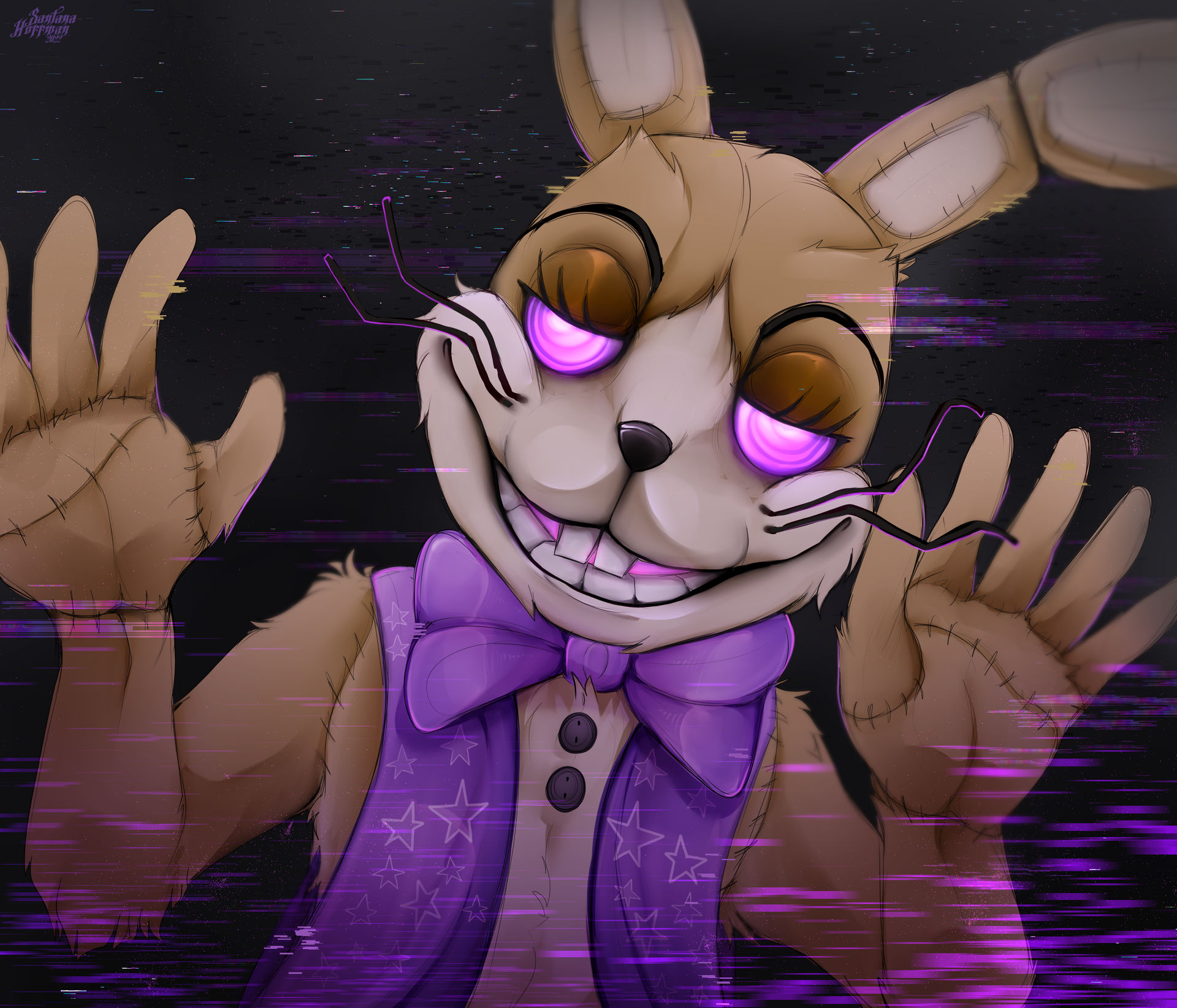 You Remember Me Right Glitchtrap Fan Art By Santanaholtzmann On