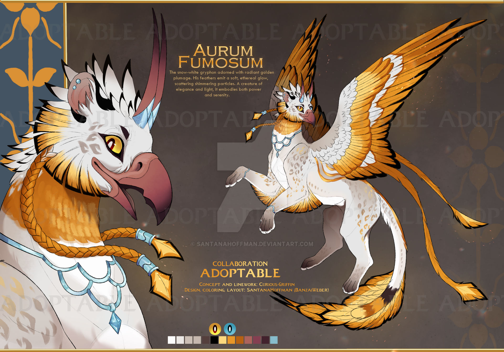 Aurum Fumosum - Collab Adopt Auction (OPEN) by SantanaHoffman on DeviantArt Aurum Fumosum - Collab Adopt Auction (OPEN) by SantanaHoffman on DeviantArt