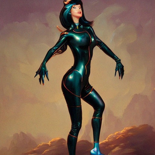 Rubber Catsuit Babe 2 4 By Y2k2014 On Deviantart