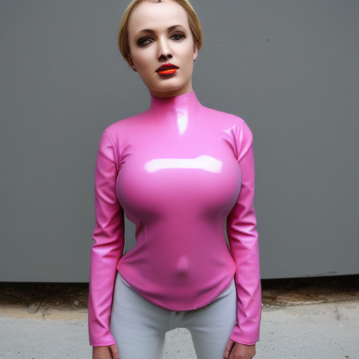 2900464625 Photo Shiny Skintight Pink Latex Top La By Y2k2014 On Deviantart