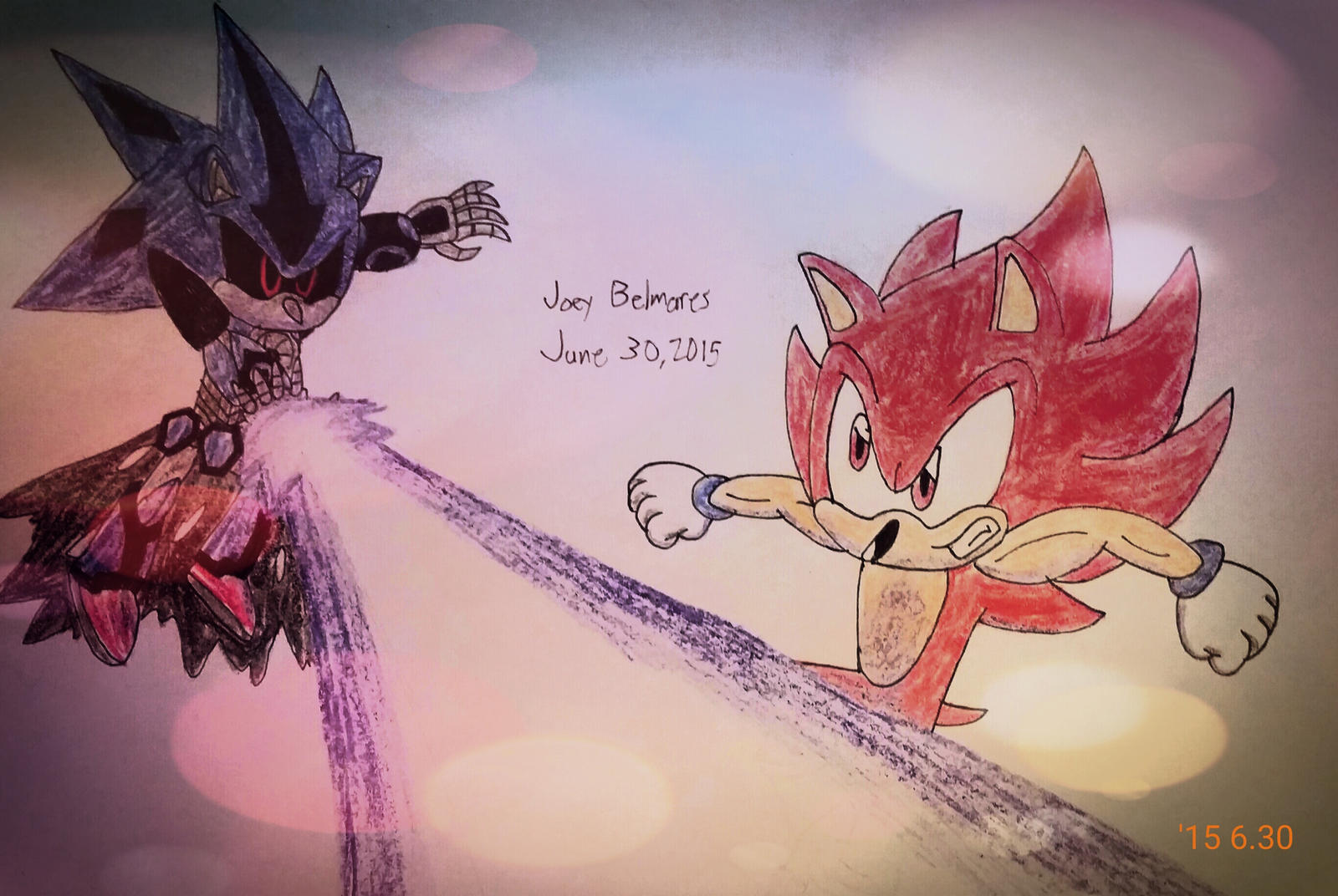 At Kaio Ken Sonic Vs Metal Sonic Zero By Joeyb1001 On Deviantart