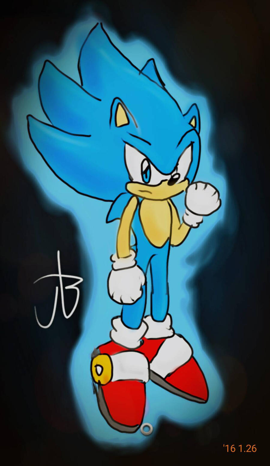 Ssgss Sonic {digital Version} By Joeyb1001 On Deviantart