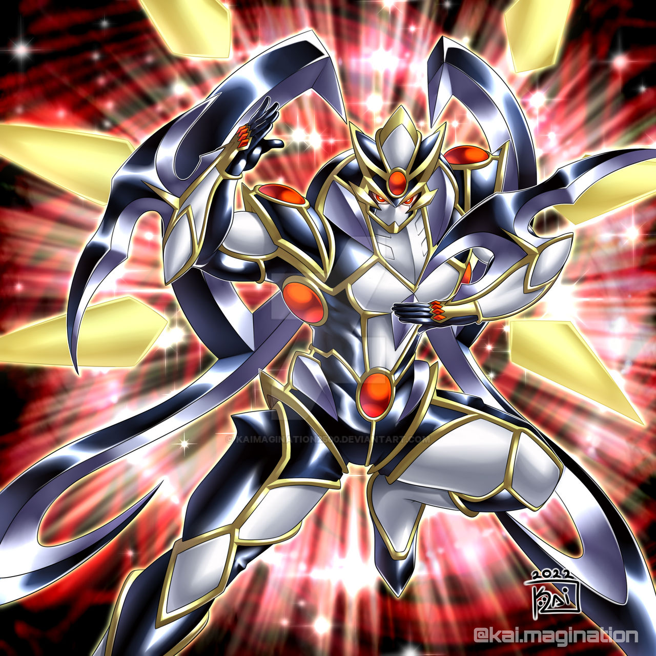 Elemental Hero Chaos Avenger Commission By Kaimagination2500 On Deviantart