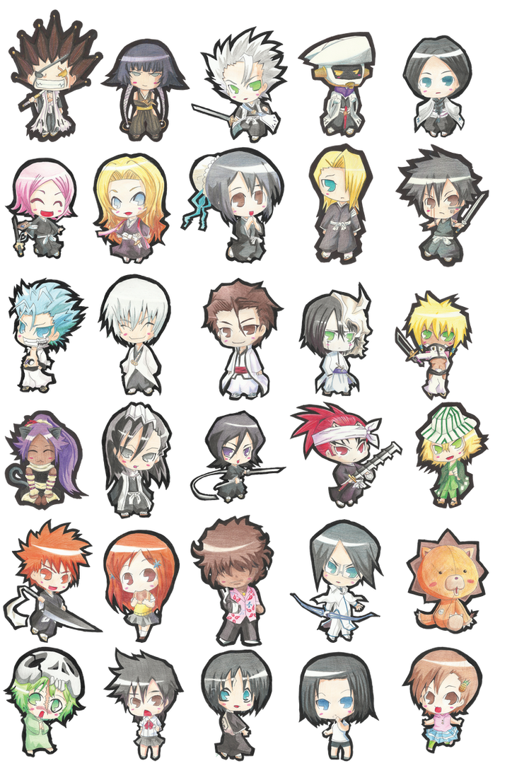 Bleach Chibi Collection By Lady Lumiya On Deviantart