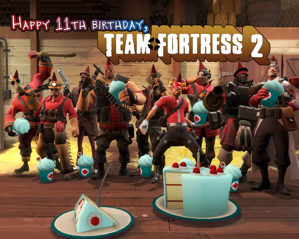 Happy 11th Birthday Team Fortress 2 By Herowolfmod On Deviantart