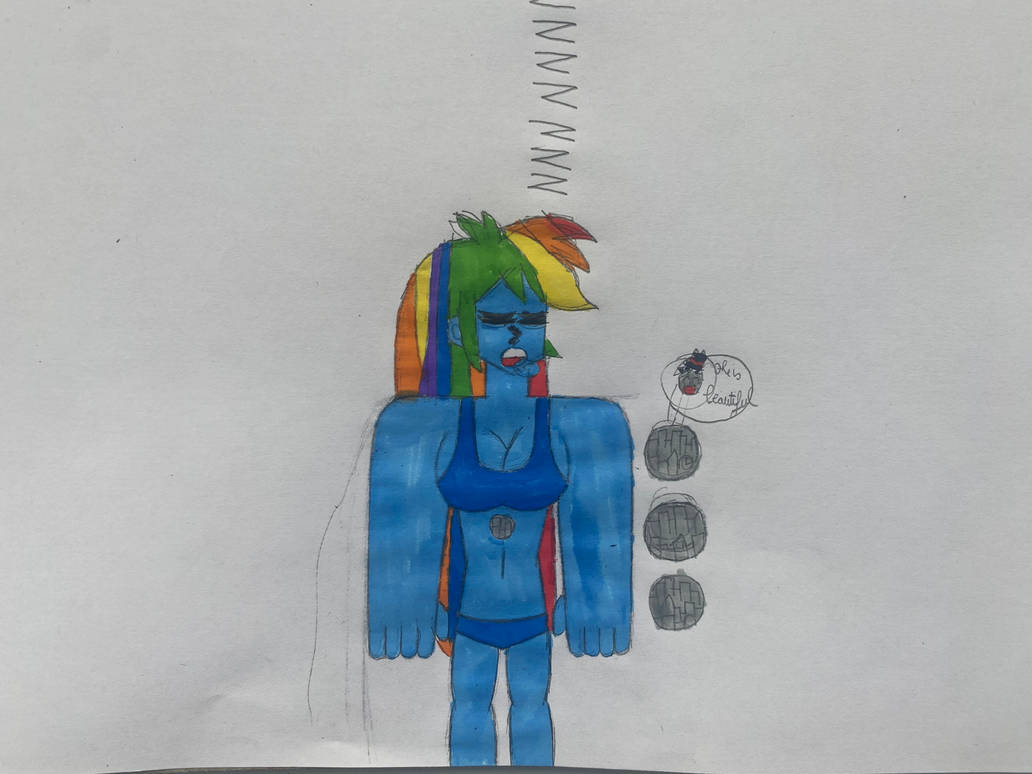 Giantess Rainbow Dash Sleeping By Nickhalperin On Deviantart