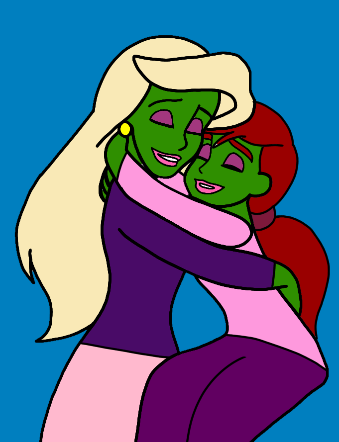 Cassie And Young Felicia Hug By Yesenia62702 On Deviantart