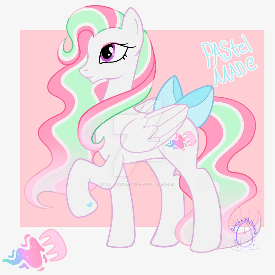 Fusion Mlp Adopt Pastel Mane Closed By Queen Masumi On Deviantart