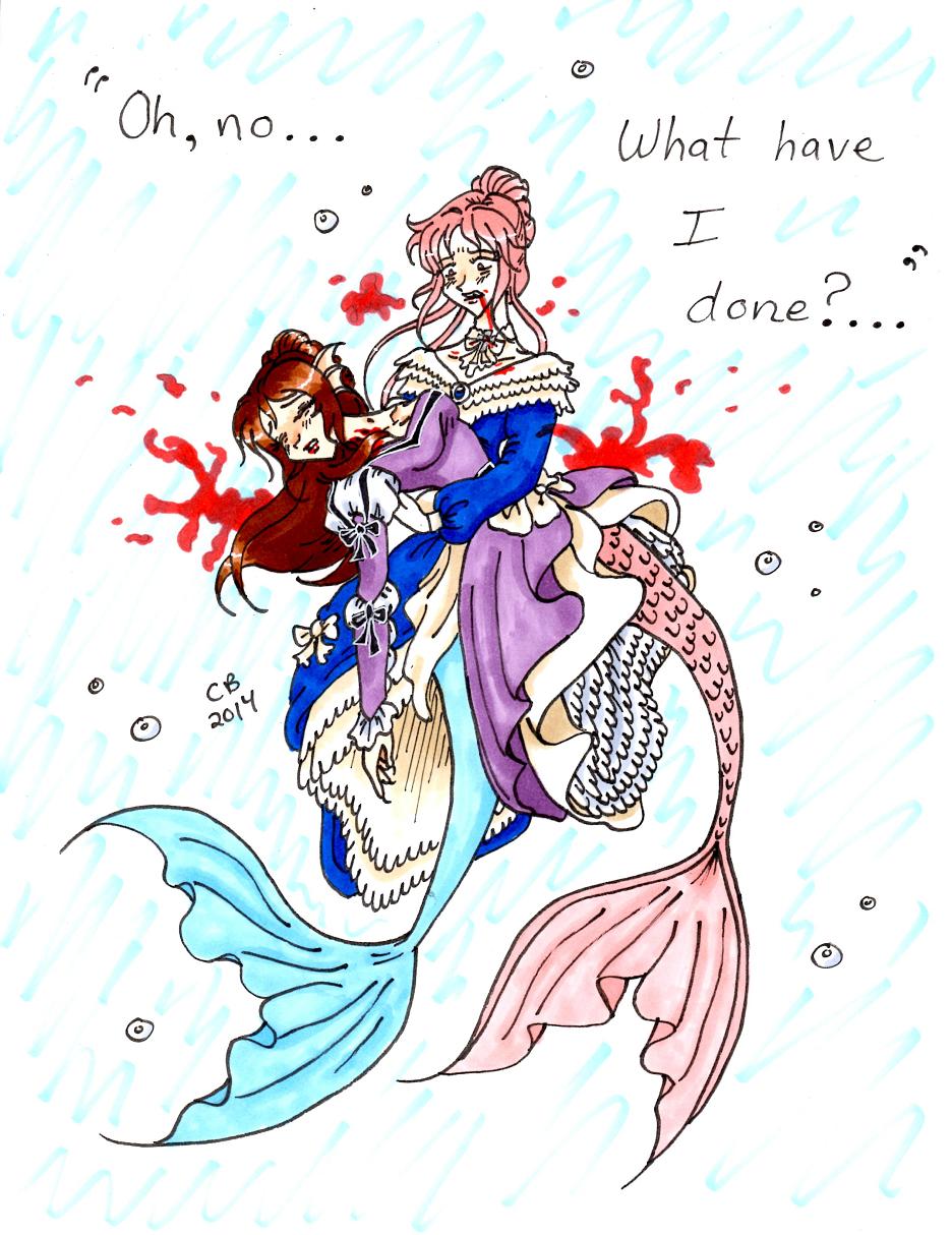 Commission Vampire Mermaid By Keeperofcoffins On Deviantart