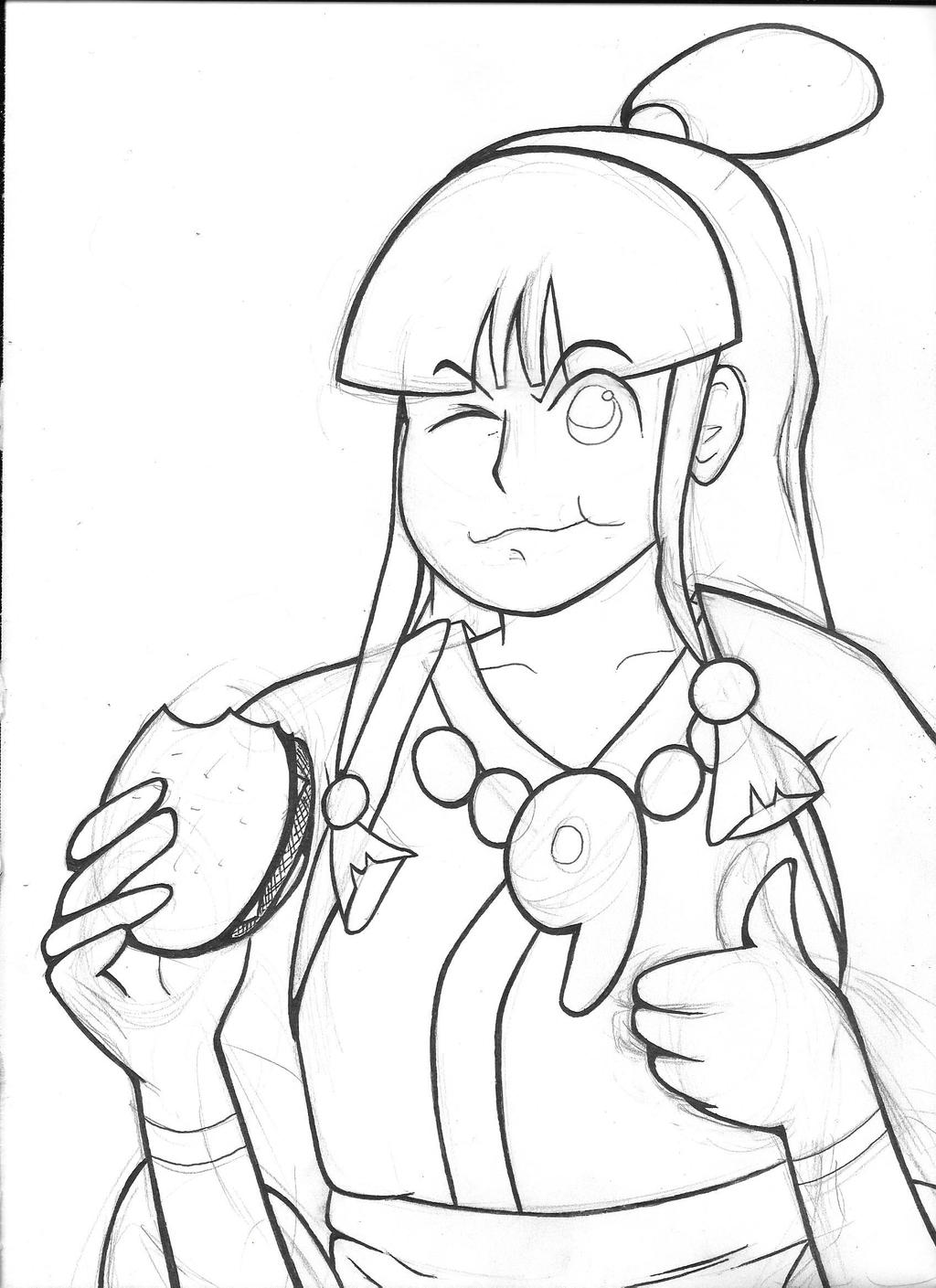 Maya Fey By Asmallone On Deviantart