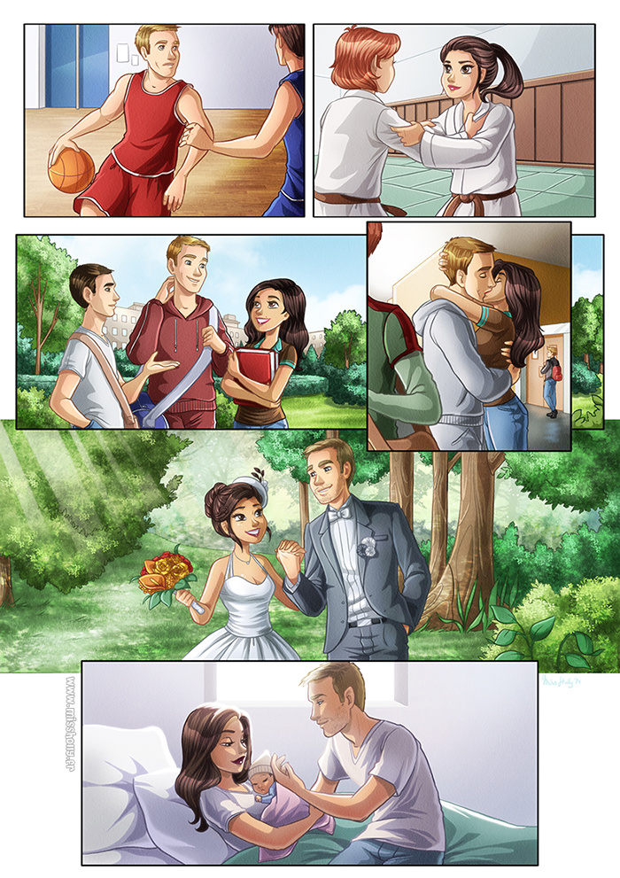 Love story comic by HollyBell on DeviantArt Love story comic by HollyBell on DeviantArt