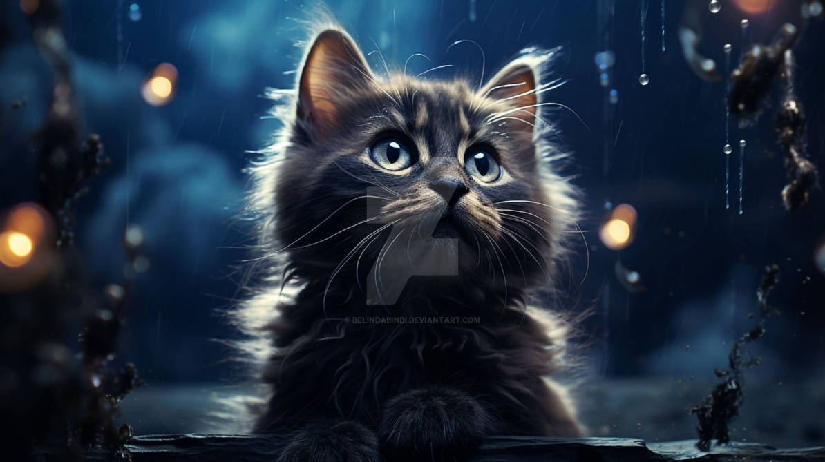 Cute Cat Wallpaper By Belindabindi On Deviantart